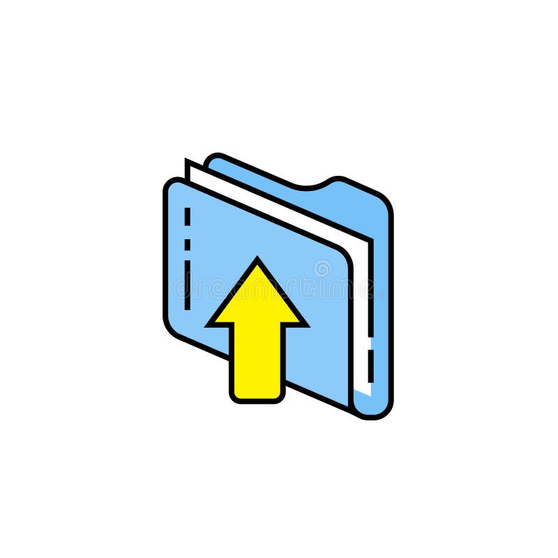 Upload file line icon stock vector. Illustration of arrow - 155290366 Upload file line icon stock vector. Illustration of arrow - 155290366