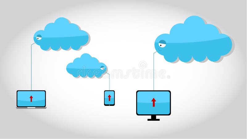 Upload File To Cloud Storage Stock Vector - Illustration of shape ... Upload File To Cloud Storage Stock Vector - Illustration of shape ...