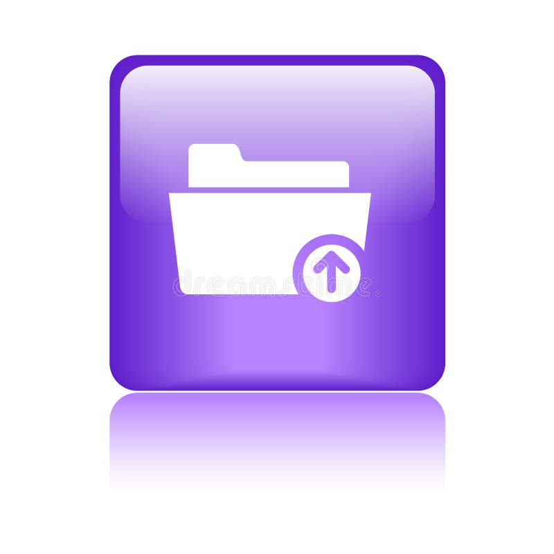 Upload folder icon stock vector. Illustration of create - 121554710 Upload folder icon stock vector. Illustration of create - 121554710