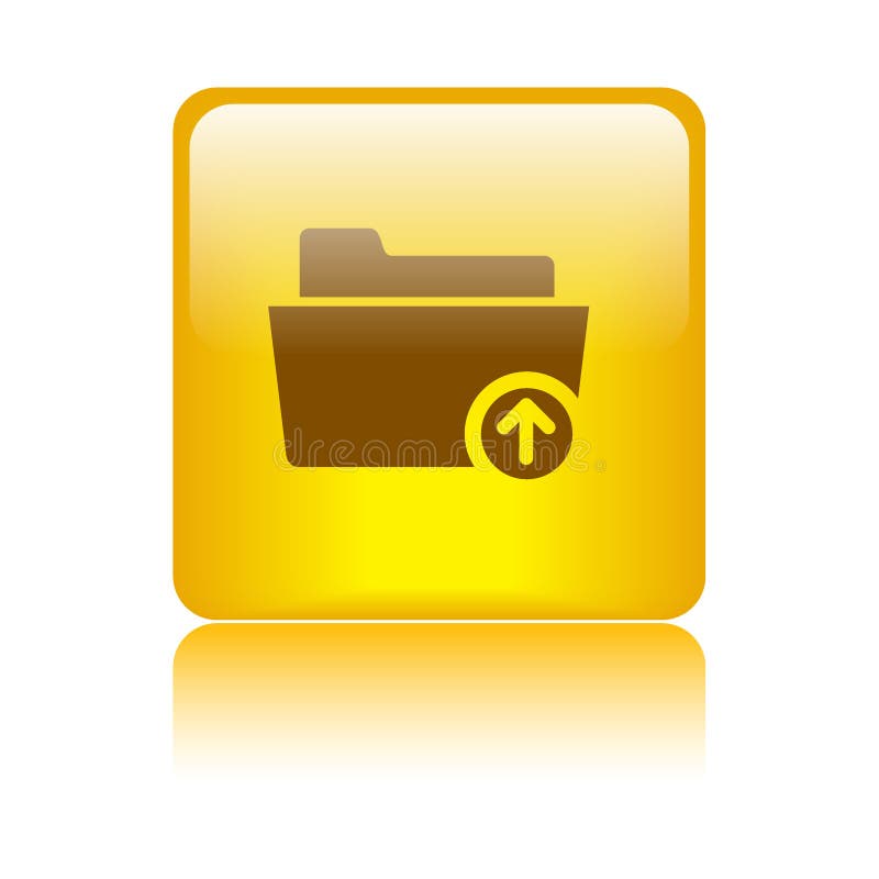 Upload folder icon stock illustration. Illustration of documents ... Upload folder icon stock illustration. Illustration of documents ...