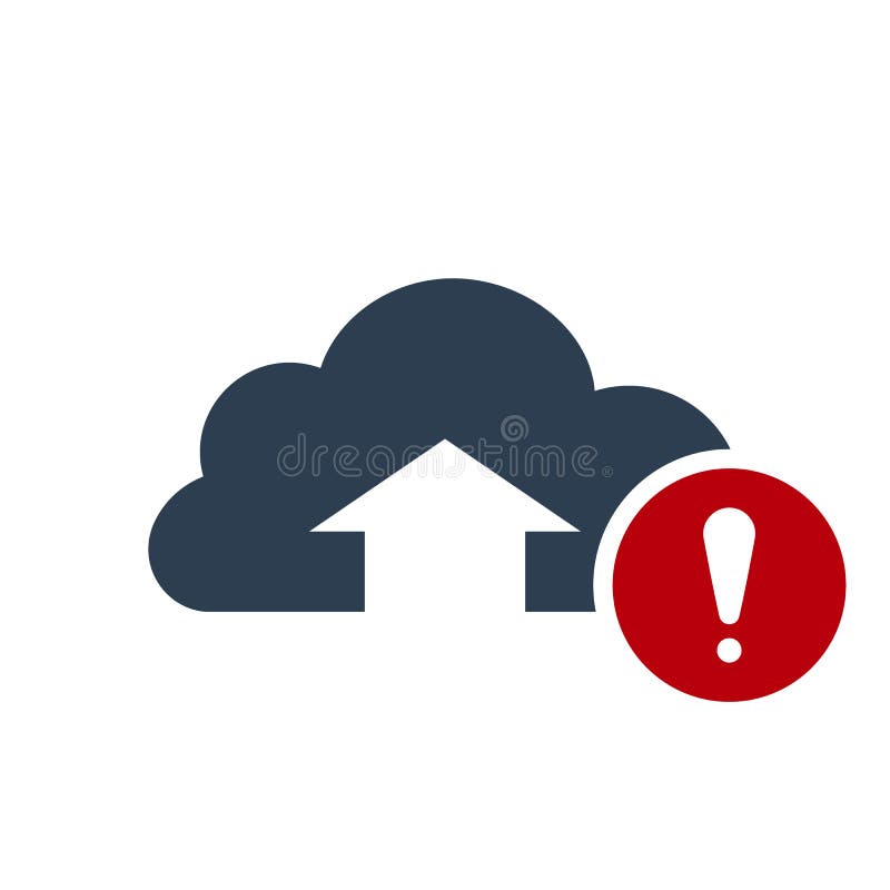 Upload Icon, Arrows Icon with Exclamation Mark. Upload Icon and Alert ...