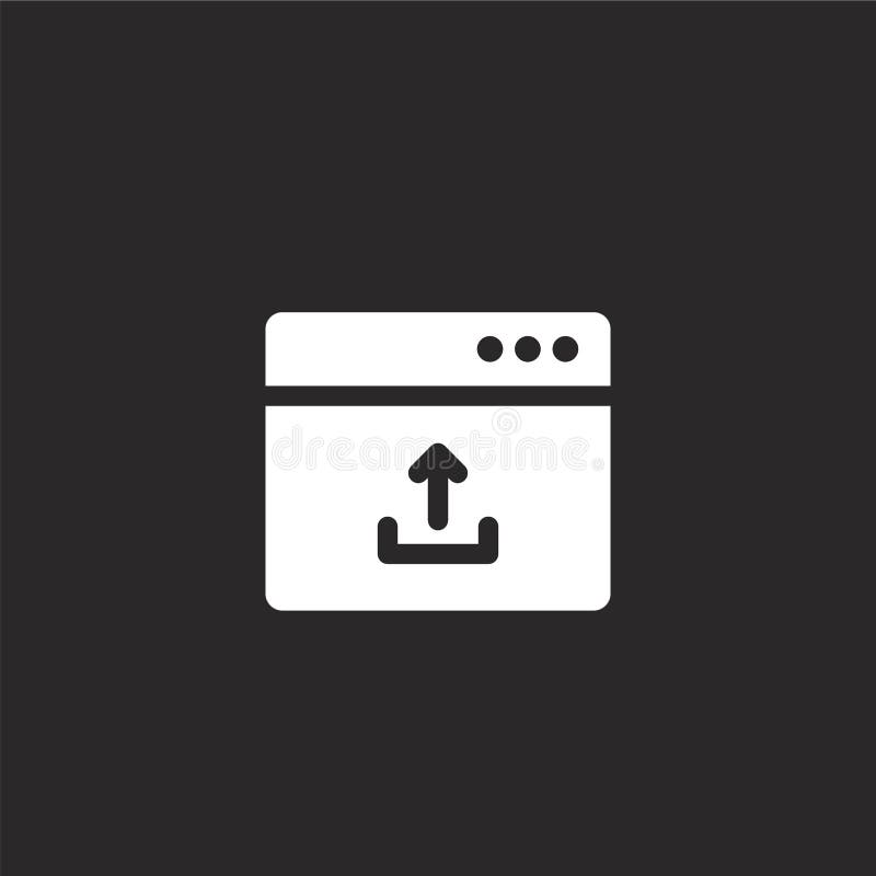 Upload Icon. Filled Upload Icon for Website Design and Mobile, App ...