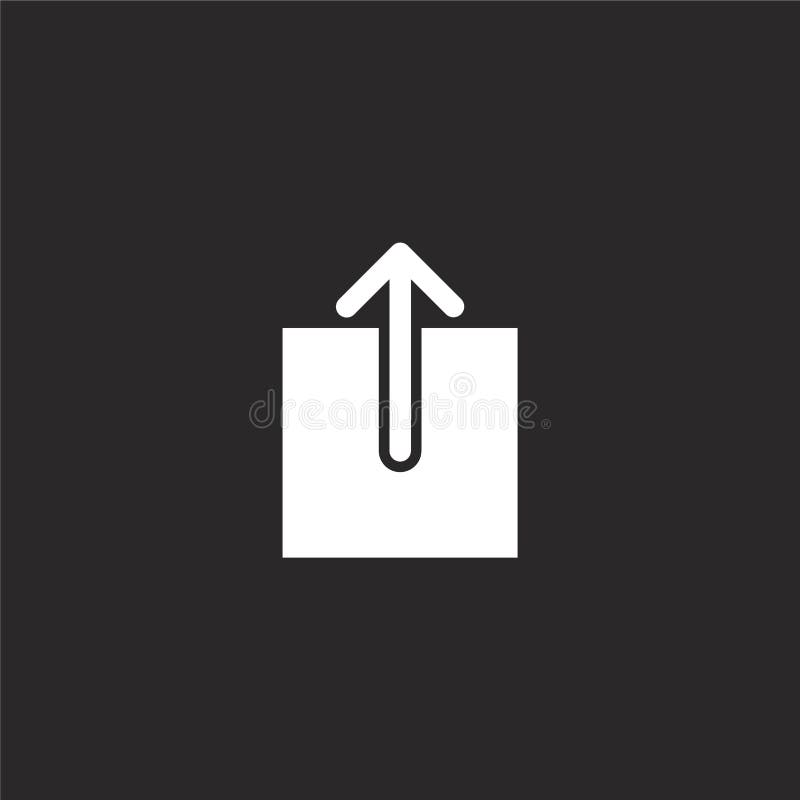 Upload Icon. Filled Upload Icon for Website Design and Mobile, App ...