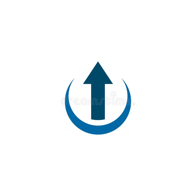 Upload Icon Logo Design Vector Template Stock Vector - Illustration of ...