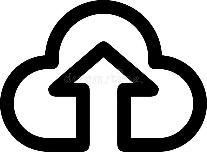 Upload Icon Symbol Vector Image Stock Vector - Illustration of upload ...
