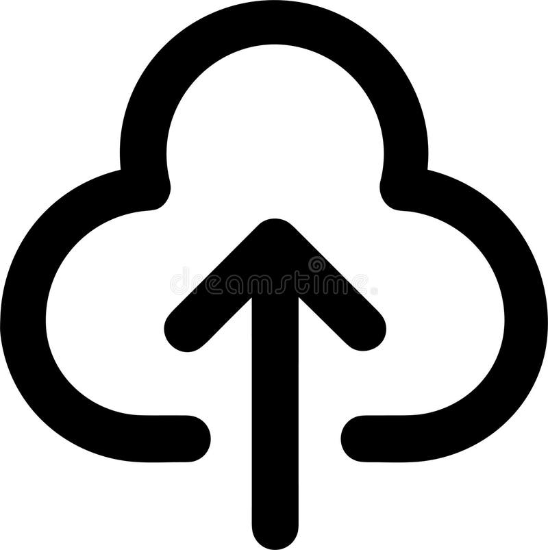 Upload Icon Symbol Vector Image Stock Vector - Illustration of isolated ...