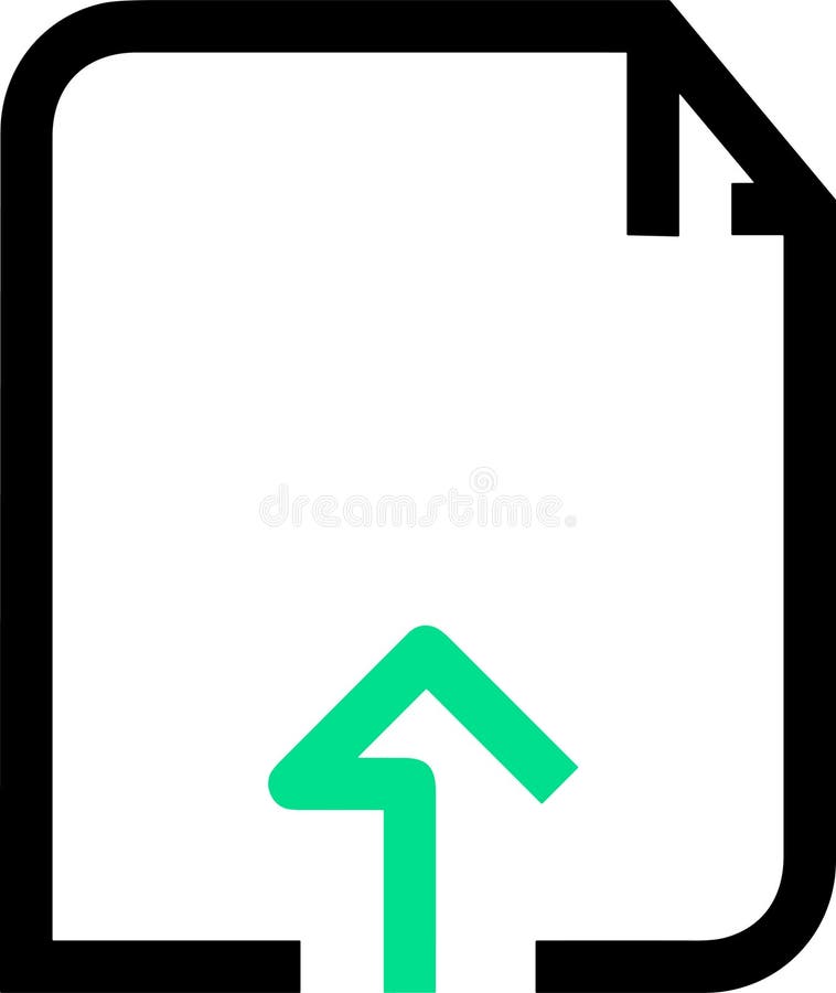 Upload Icon Symbol Vector Image Stock Vector - Illustration of business ...