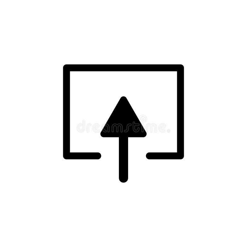 Upload Icon in Trendy Flat Style Stock Vector - Illustration of download, downloading: 250731505