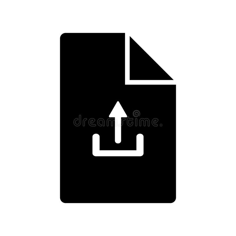 Upload icon stock vector. Illustration of wireless, download - 277099182
