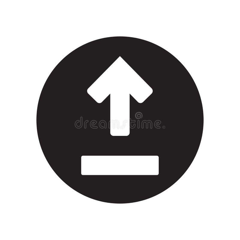 Upload Icon Vector Sign and Symbol Isolated on White Background, Upload ...