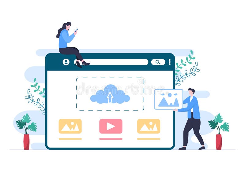 Upload Image Background of Online Devices Information and Data To ...