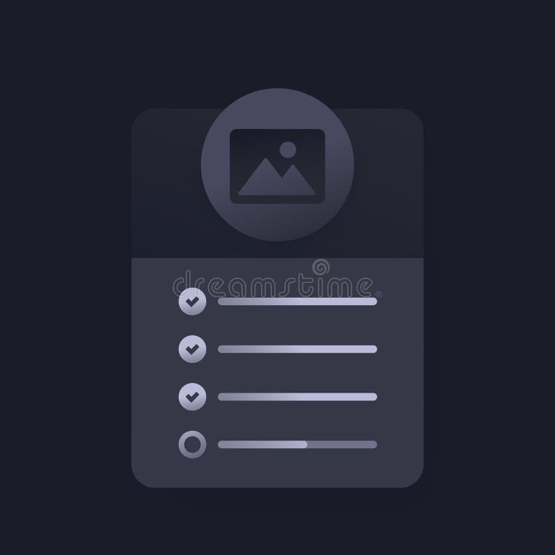 Upload Images or Photos To Gallery Form Design Stock Vector ...