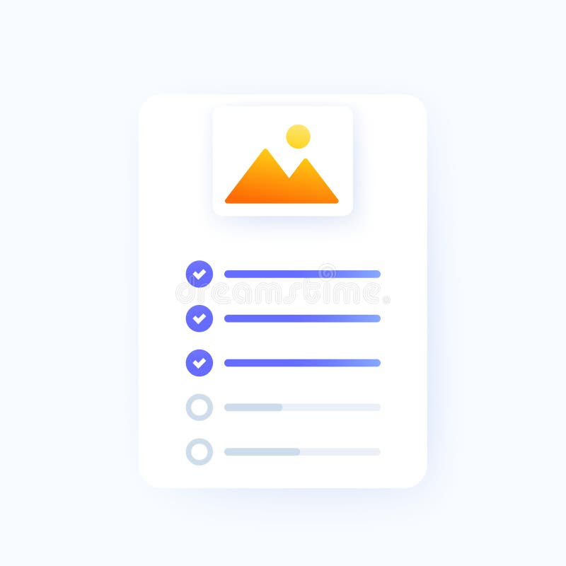 Upload Images To Gallery Form, Vector Design Stock Vector ...