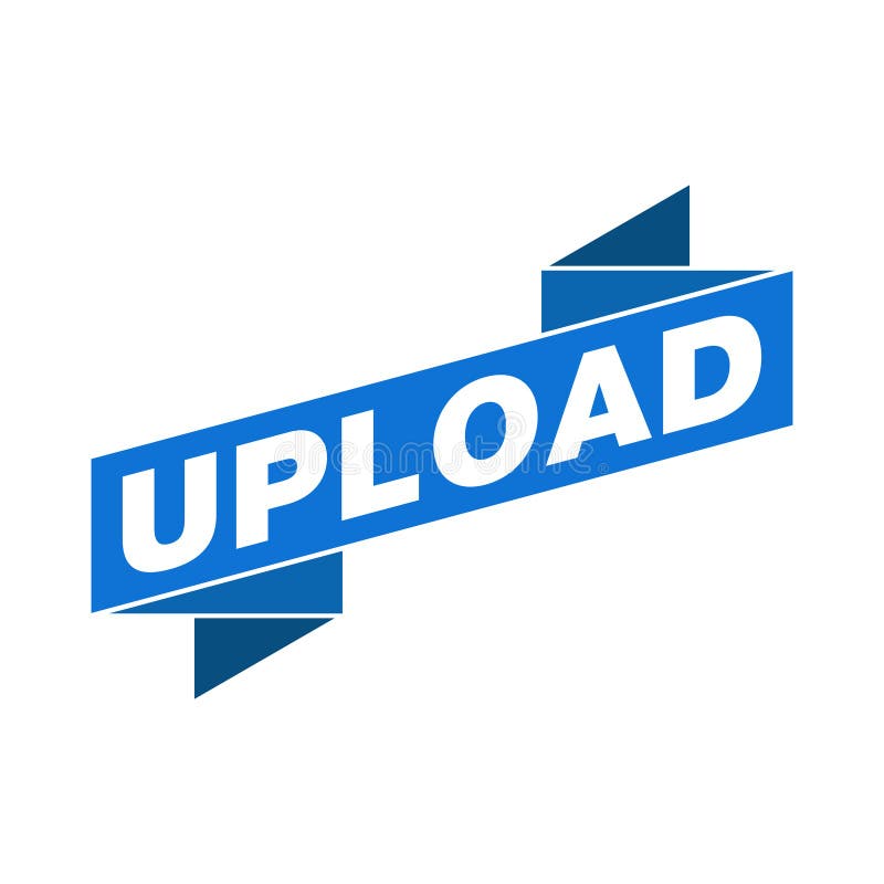 Upload Letter Rubber Stamp Template Stock Vector - Illustration of flat ...