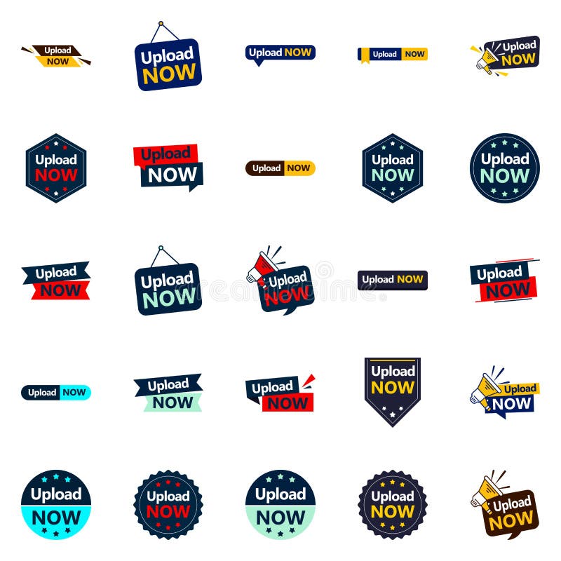 The Upload Now Pack 25 Unique Vector Designs for Product Designers ...