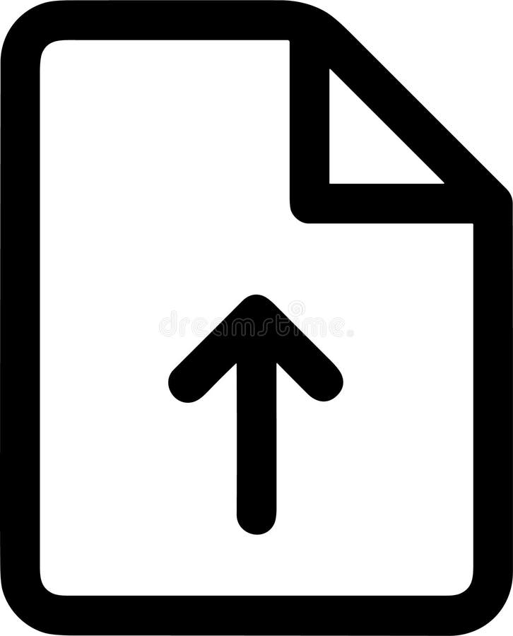 Upload Icon Symbol Vector Image Stock Vector - Illustration of symbol ...