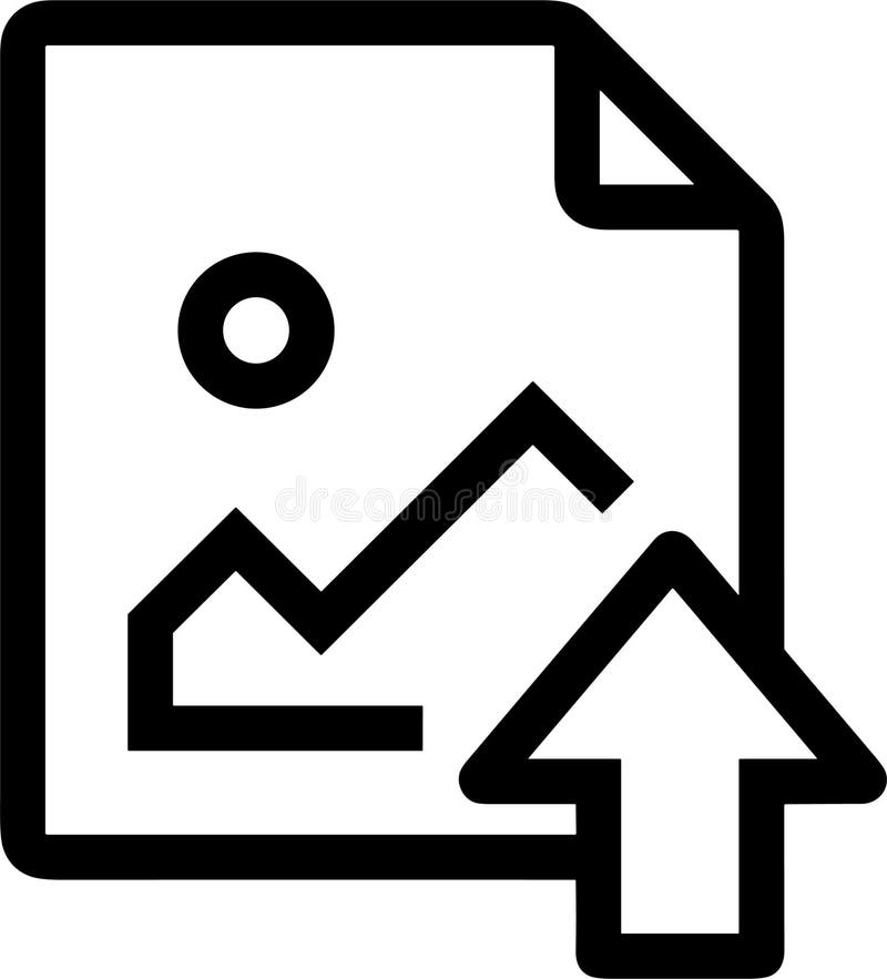 Upload Icon Symbol Vector Image Stock Vector - Illustration of upload ...