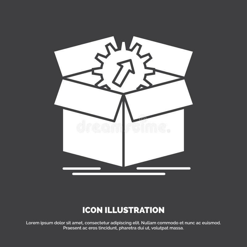 Upload, Performance, Productivity, Progress, Work Icon. Glyph Vector ...