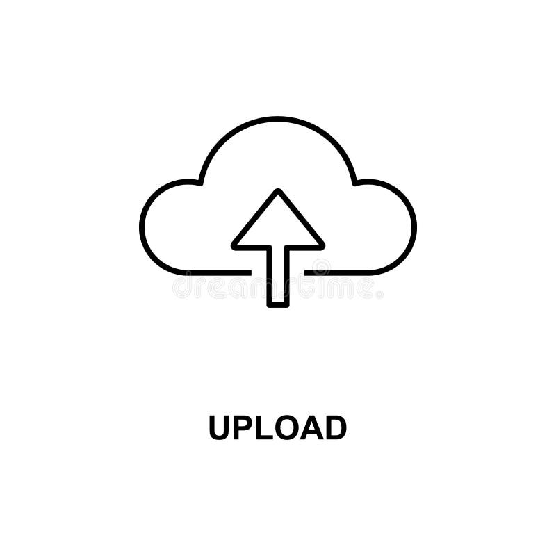 Upload Sign Icon. Element of Simple Web Icon with Name for Mobile ...