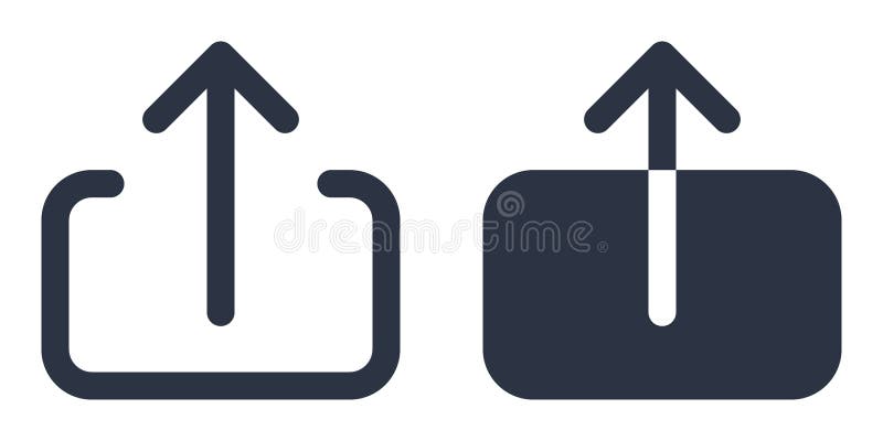 Upload or Submit Simple Icons Set Designed in Filled and Stroke Style ...