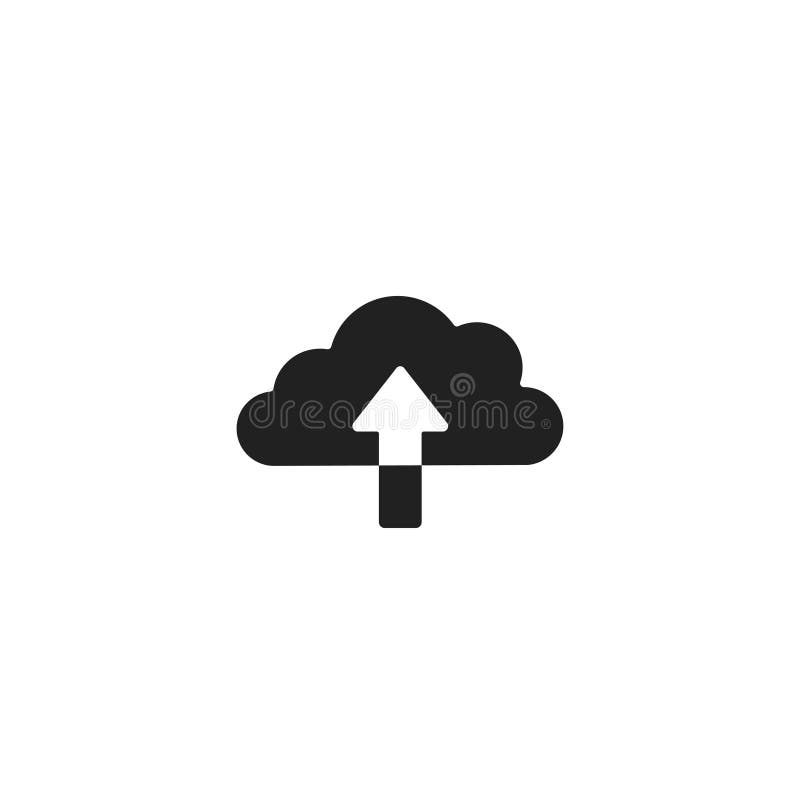 Upload To Cloud, Simple Wed Icon. Save Arrow Concept Illustration in ...