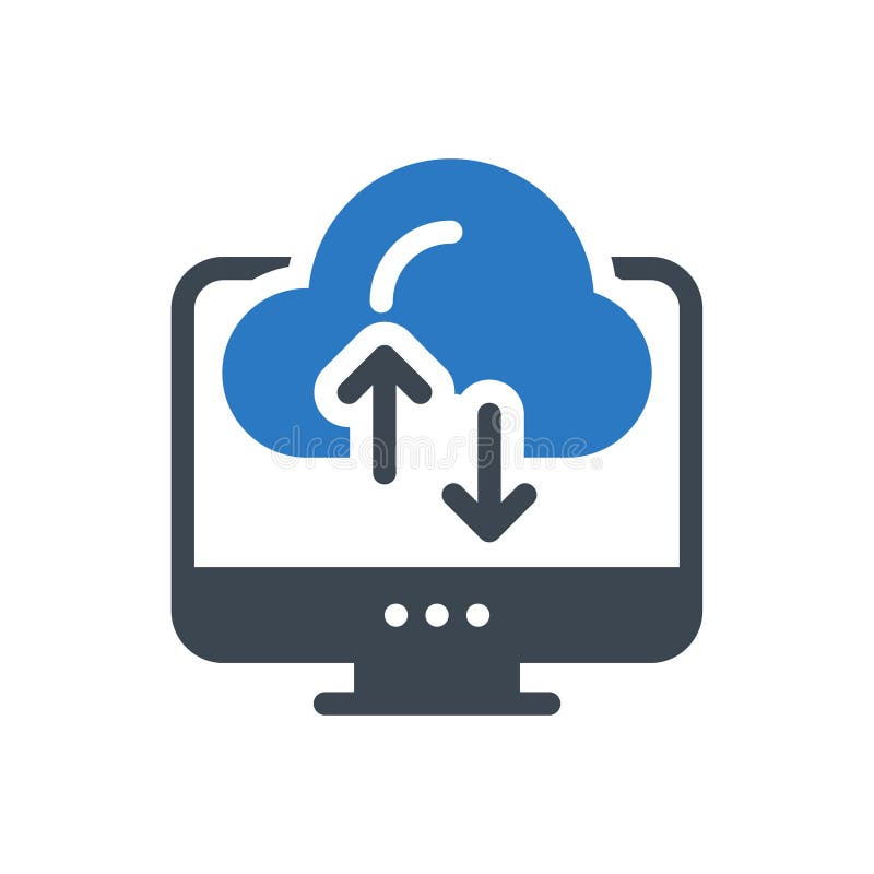 Web upload icon stock vector. Illustration of icon, vector - 100147551