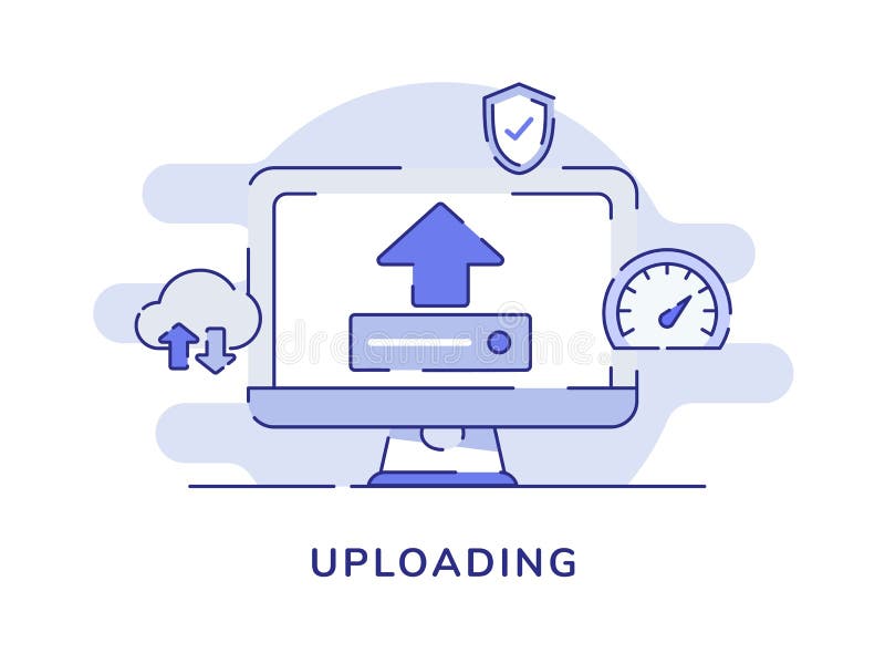 Uploading Screen Stock Illustrations – 1,119 Uploading Screen Stock ...