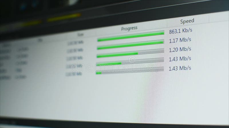 Download Progress Bar with Mouse Cursor Stock Video - Video of blue ...