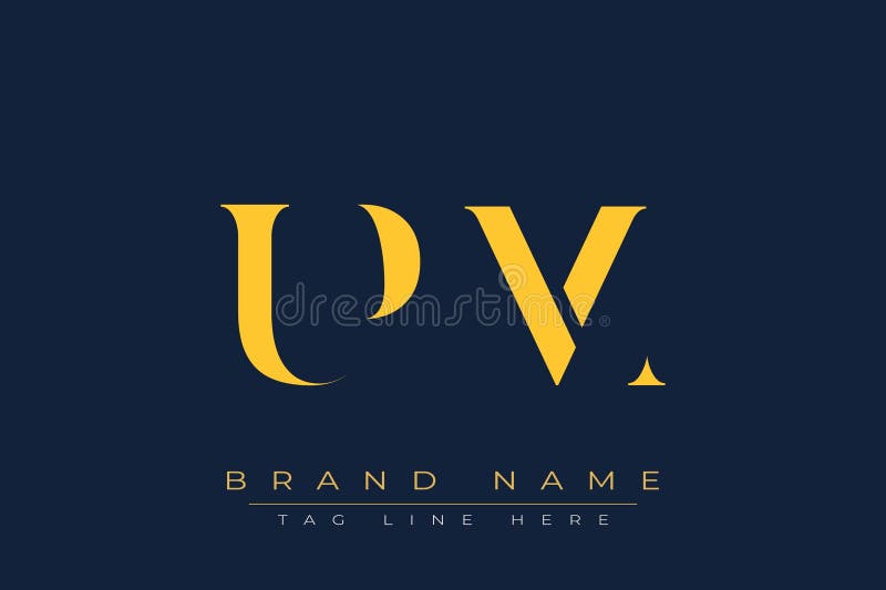 UPM Abstract Letter Logo Design Stock Vector - Illustration of ...