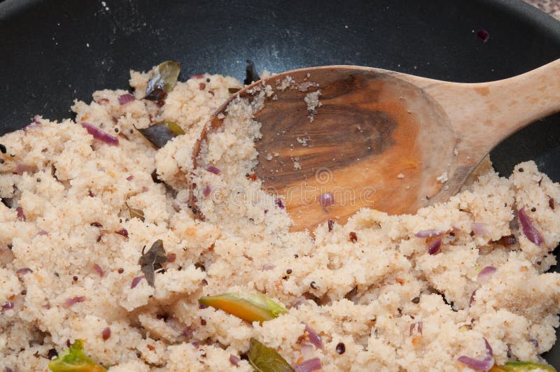 Upma indian food stock image. Image of south, indian - 24625729