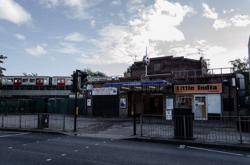 The Upminster Bridge Train Station Along Bridge Road in Upminster ...
