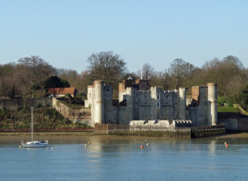 Upnor Castle and River Medway, England Stock Photo - Image of british ...