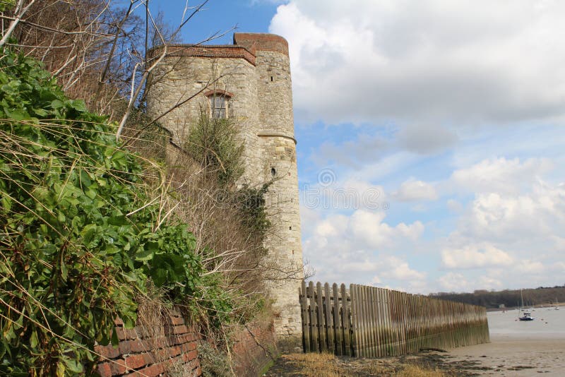 Upnor Castle at Rochester stock image. Image of castle - 69975133