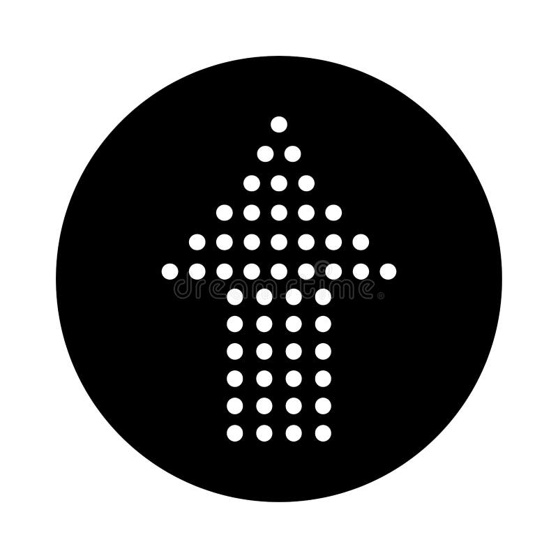 Upp pil isolerad symbol vektor illustrationer. Illustration av tecken ...