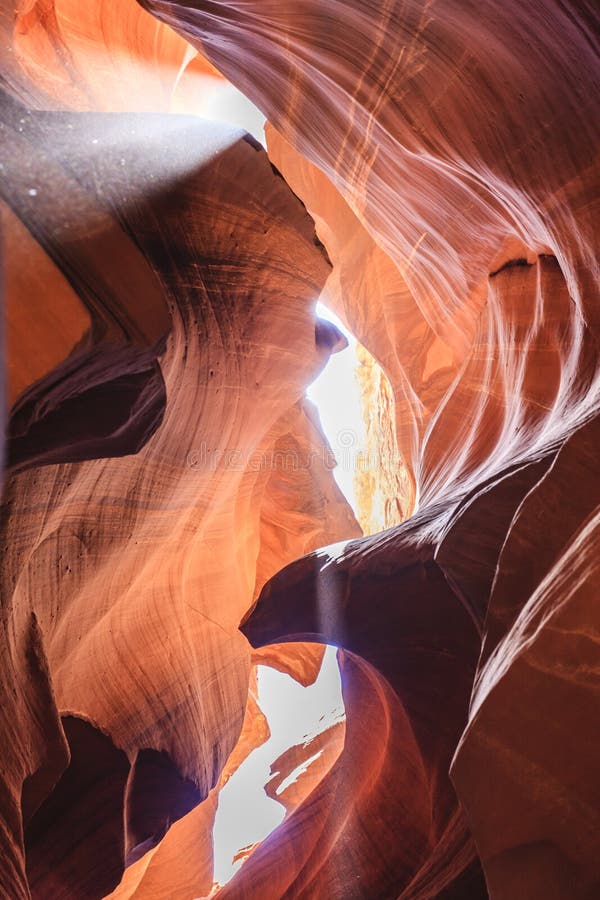 Upper Antelope Canyon at Antelope National Park Stock Photo - Image of ...
