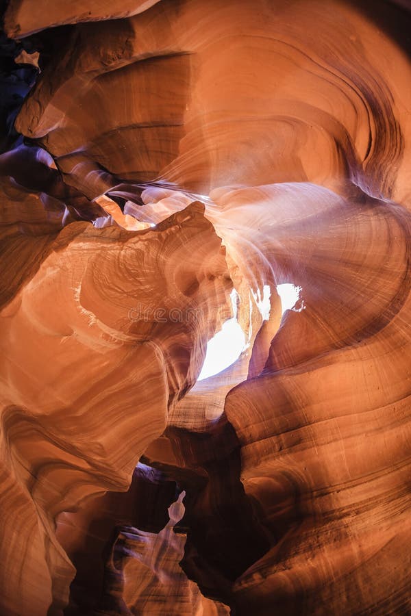 Upper Antelope Canyon at Antelope National Park Stock Photo - Image of ...