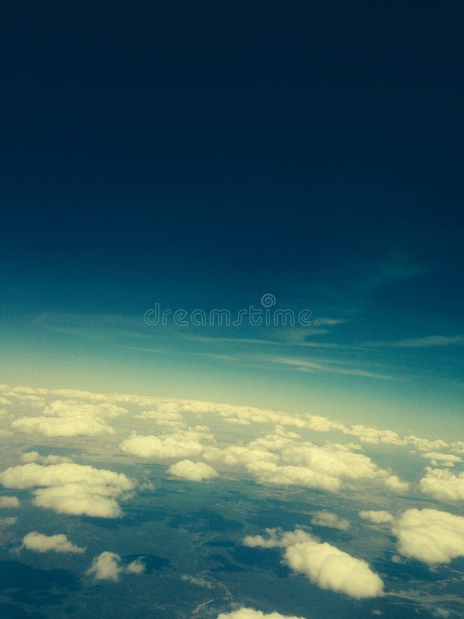 Upper Atmosphere stock photo. Image of flying, atmosphere - 45445144