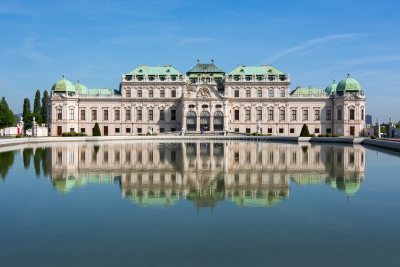 Upper Belvedere, Vienna, Austria Stock Image - Image of heritage ...
