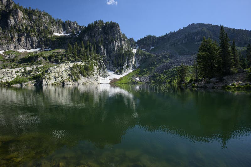 Upper Bloomington Lake stock image. Image of highland - 55949293
