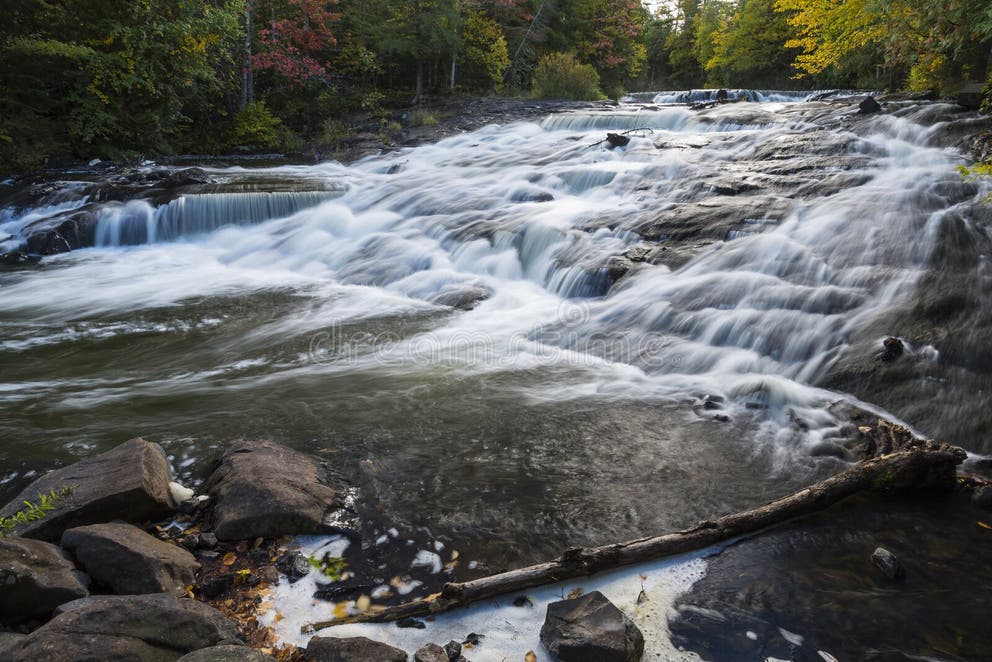Upper Bond Falls stock photo. Image of autumn, nature - 27098382