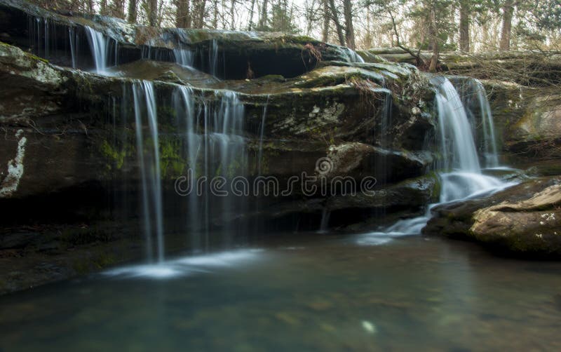 Burden Falls on Bay Creek, Shawnee National Forest, Illinois Stock ...