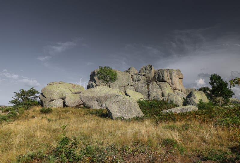 The Upper Cady Valley. Eastern Pyrenees Stock Image - Image of hill ...