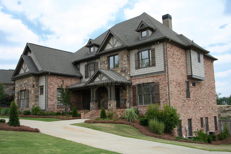 Upper class luxury home stock photo. Image of construction - 890570