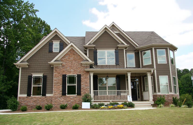 Upper class luxury home stock photo. Image of dream, neighborhood - 890646