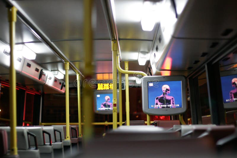 Upper Deck of Double-decker Bus in Hong Kong 13 Nov 2005 Editorial ...