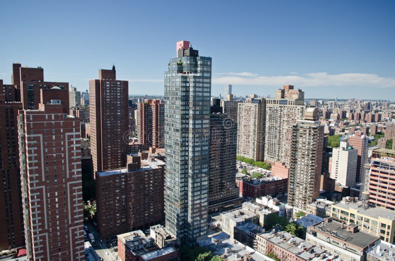 Upper New York City view editorial image. Image of center - 33560865