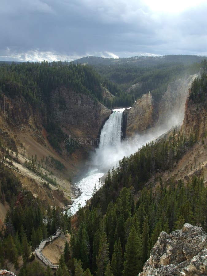 Upper falls stock image. Image of september, national - 25145111