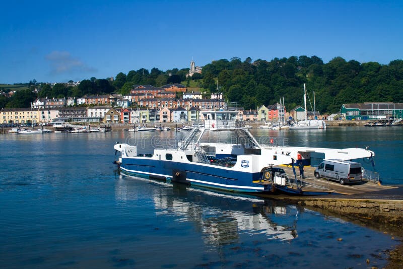 Bodinnick To Fowey Ferry in Cornwall UK Editorial Image - Image of ...