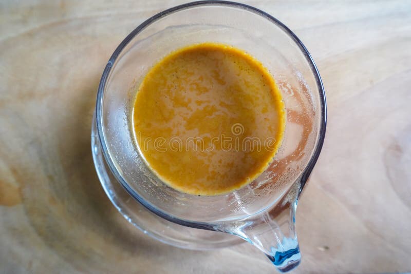 Upper or Front View of a Cup Tea Isolated on Blurred Background Stock ...