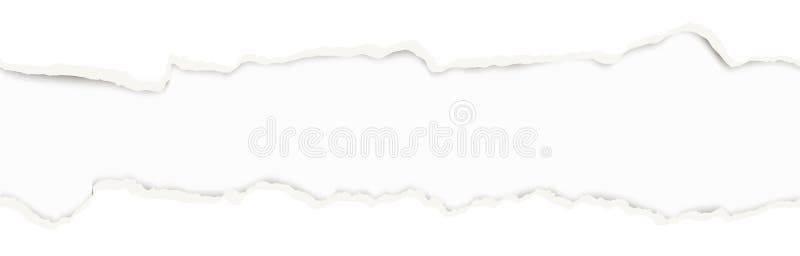 Ripped open paper stock vector. Illustration of paperboard - 209393985